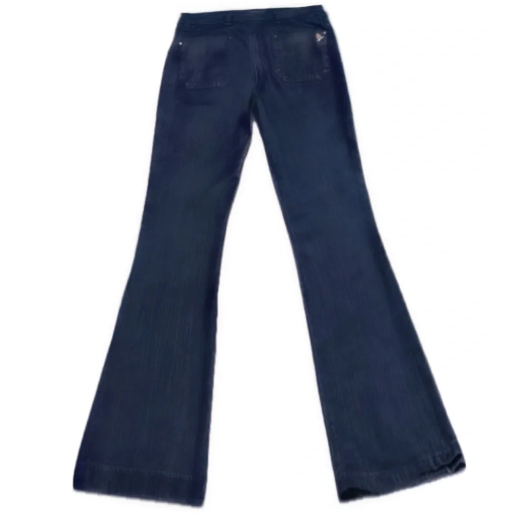 Mih | Jeans | Mih Marrakesh Kick Flare Jeans Raw Blue Denim Womens 26l ...